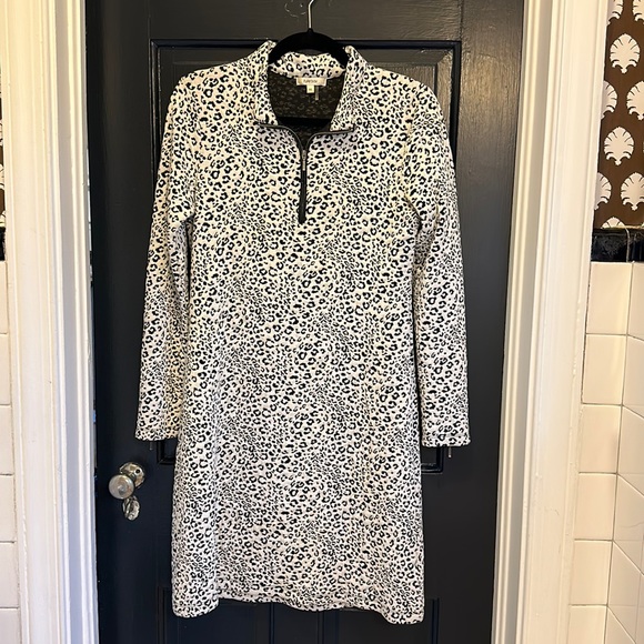 Tyler Boe | Dresses | Tyler Boe Xs Leopard Print Knit Dress | Poshmark